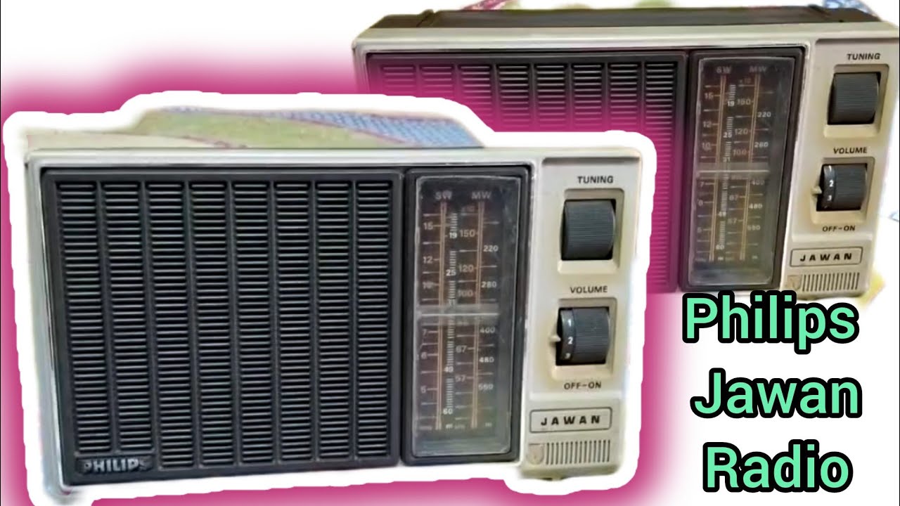 Philips AL-272 Jawan 2Band Mw/Sw/old is gold radio - YouTube