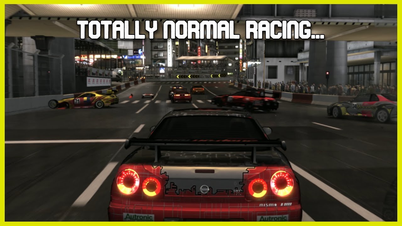 When you set your racing game difficulty to "unbeatable" - YouTube