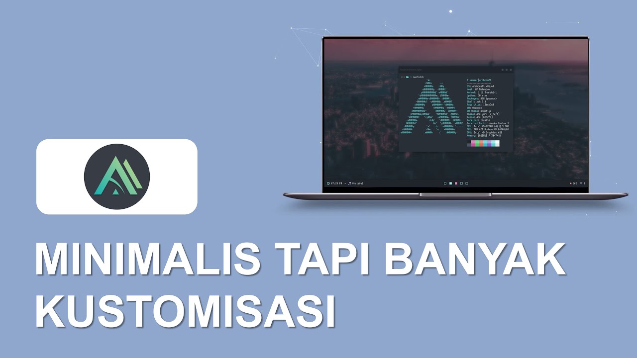 Archcraft Linux Review Indonesia | Linux 2021 | Linux Terbaik | Linux ...