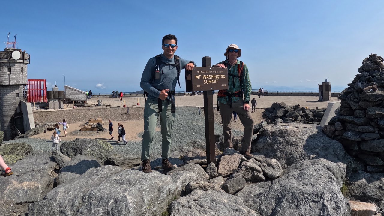 Presidential Traverse Trail - Mizpah Hut to Mt. Washington - YouTube