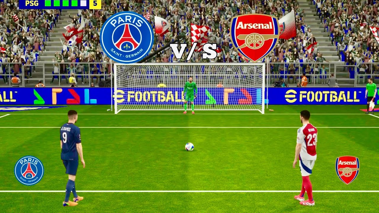 PSG vs Arsenal Match Full Penalty Shootout | PSG vs ARS Highlights ...