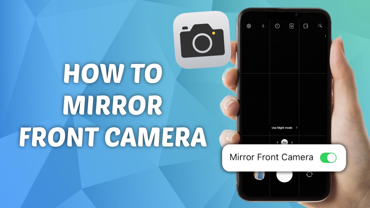 How To Mirror Front Camera On Iphone Ios 17 Youtube