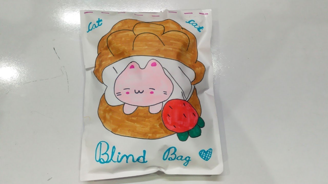 paper diy 💸 cat blind bag 💸 paper asmr 💸 blind bag - YouTube