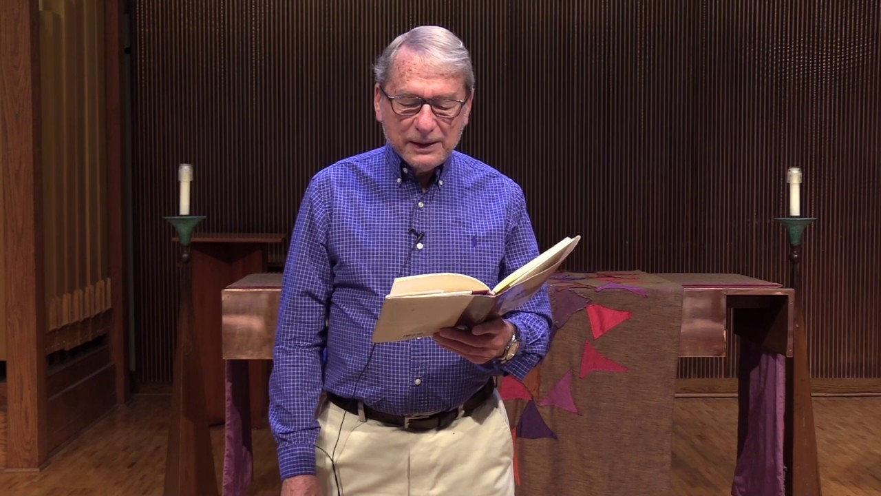 Candler Worship: Rev. Dr. Don Saliers reading Mary Oliver's poem ...