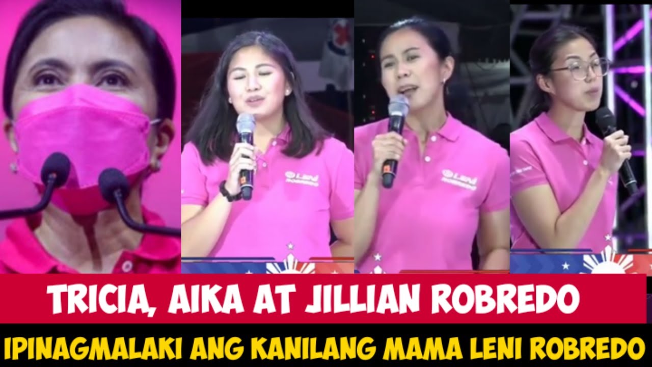TRICIA, AIKA, JILLIAN ROBREDO IPINAGMALAKI AT HINANGAAN ANG KANILANG ...