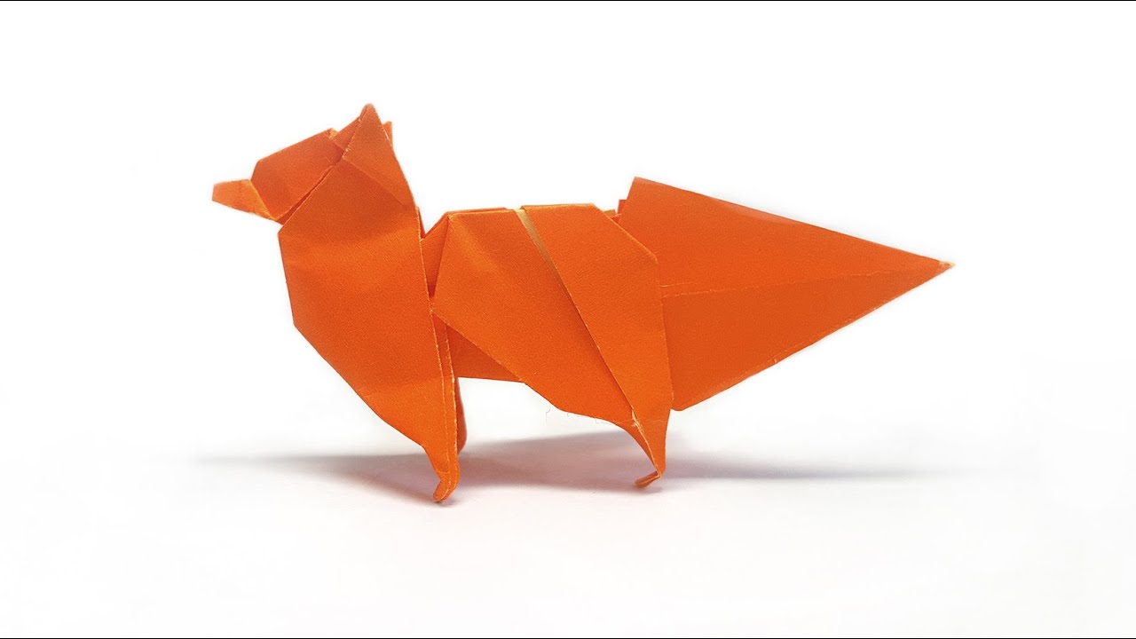 How to make a Paper Fox [ORIGAMI] - YouTube