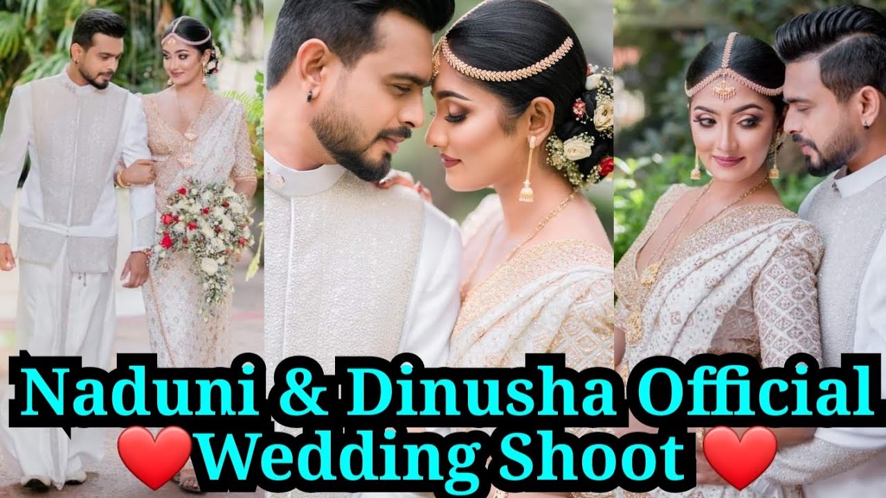 Naduni & Dinusha Official Wedding Shoot - YouTube