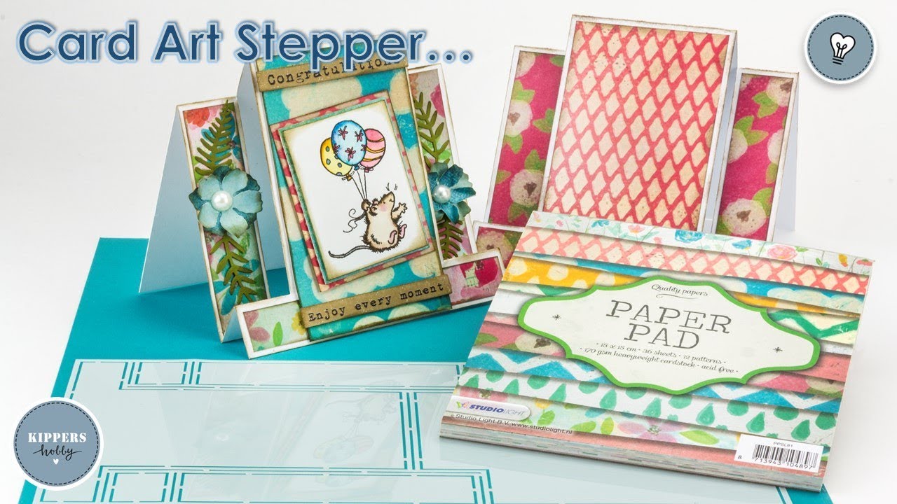 How to do | Card Art Stepper | Kippers Hobby - YouTube