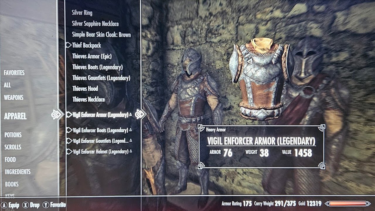 Skyrim Legendary Collector Series Episode 122 - Vigil Enforcer Armor ...