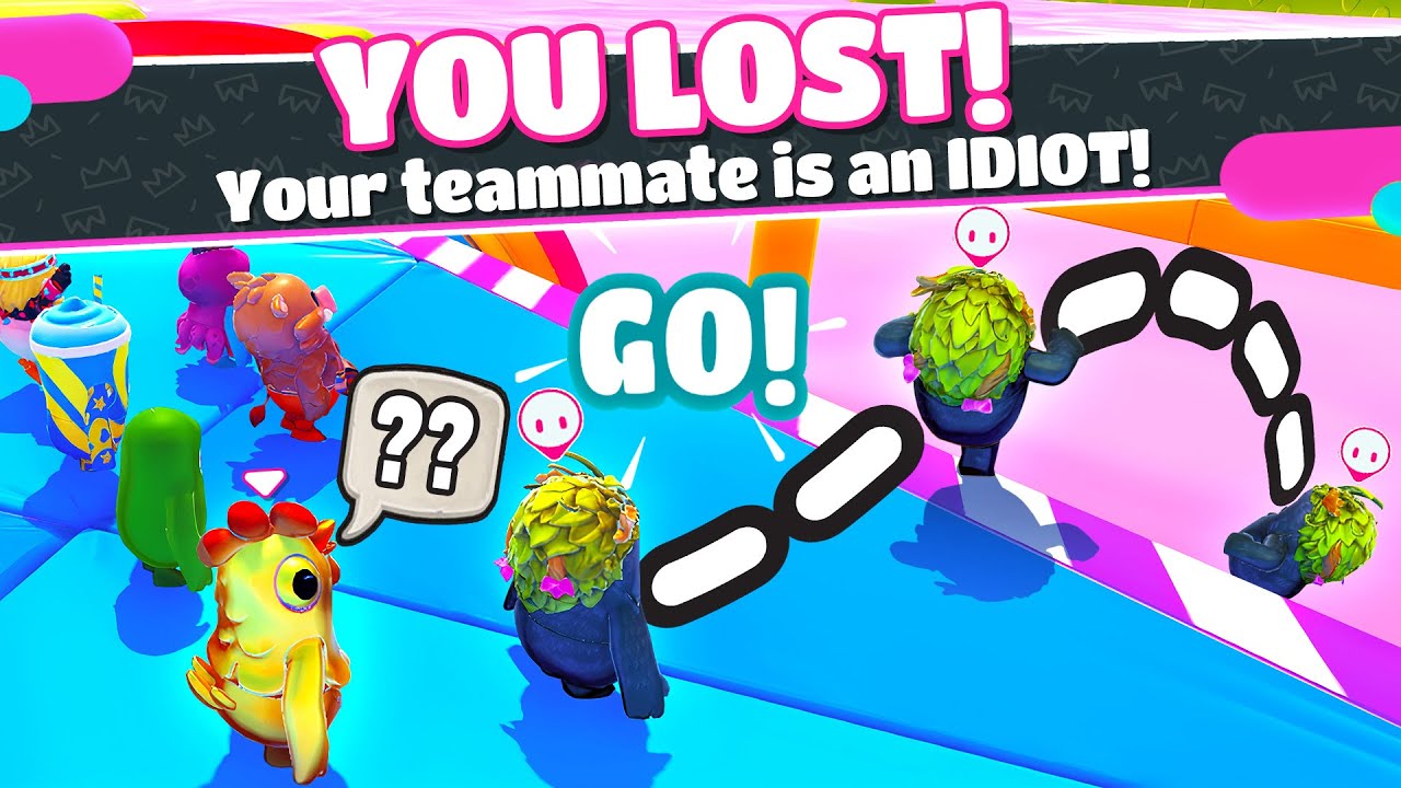 Random Duos in a Nutshell 😂 - Fall Guys WTF Moments #117 - YouTube