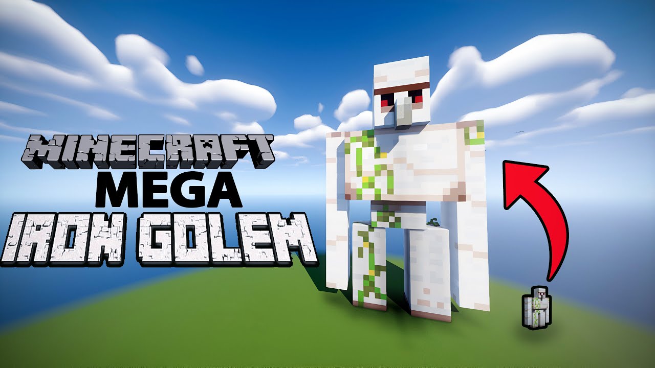 THE MEGA IRON GOLEM STATUE BUILT || MINECRAFT || RA1DENN - YouTube