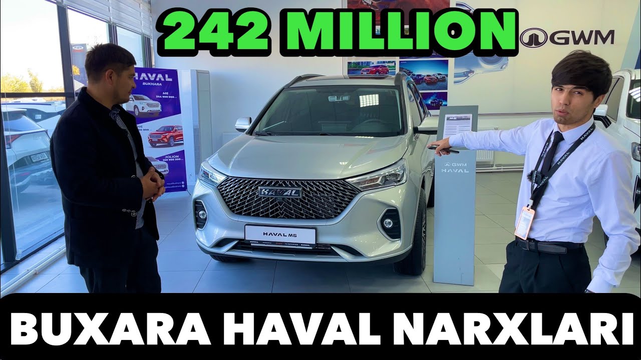 HAVAL НАРХЛАРИ БУНАКАСИ БОМАГАН HAVAL BUXARA AVTO SALONI NARXLARI 2024 ...