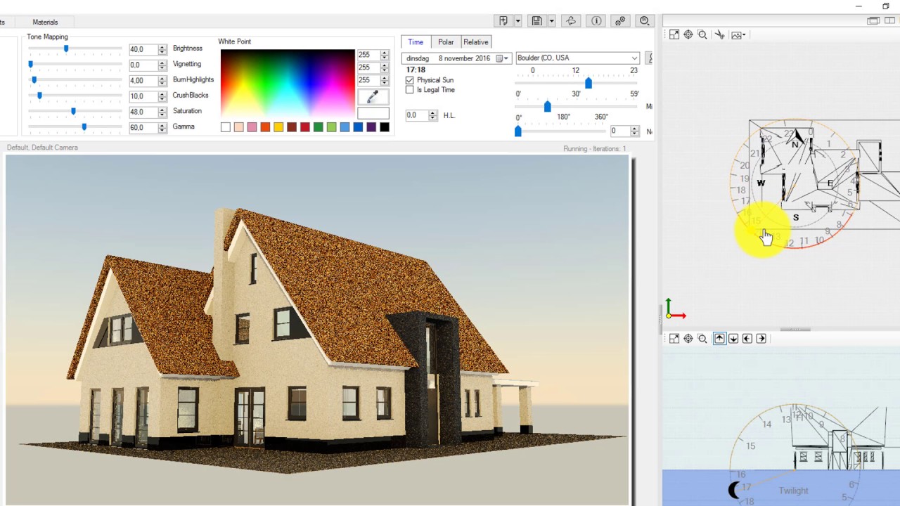 Unicorn Render Tutorial 05. Background color, sky dependant or image ...