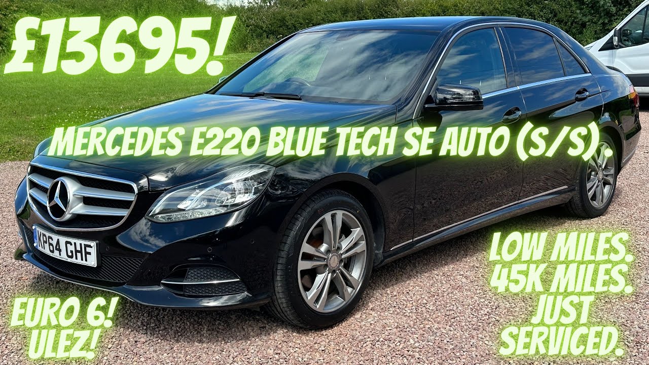 Walk Through For Sale Mercedes E Class 2.1 E220 Blue Tech SE G-Tronic ...