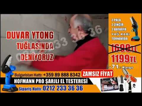 Rumeli TV - Hoffmann Pro Şarjlı El Testeresi Reklamı (Yeni Versiyon - Logosuz)