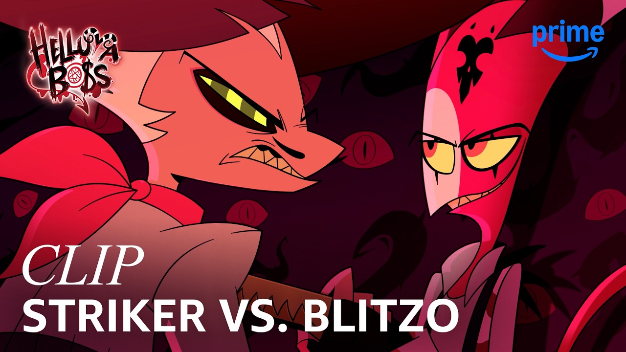 Striker vs. Blitzo | Helluva Boss | Clip | Prime Video - YouTube