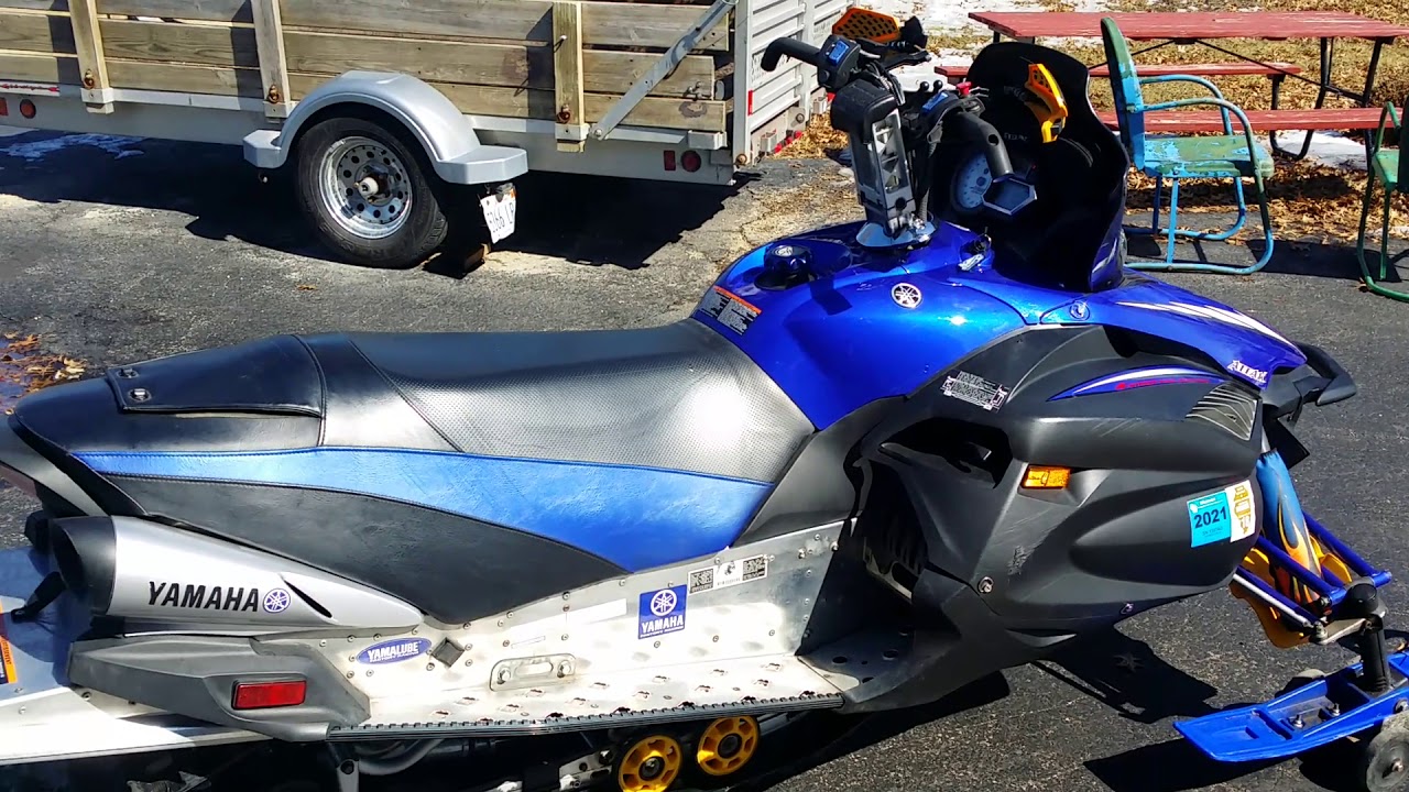 2006 Yamaha Attak snowmobile - YouTube