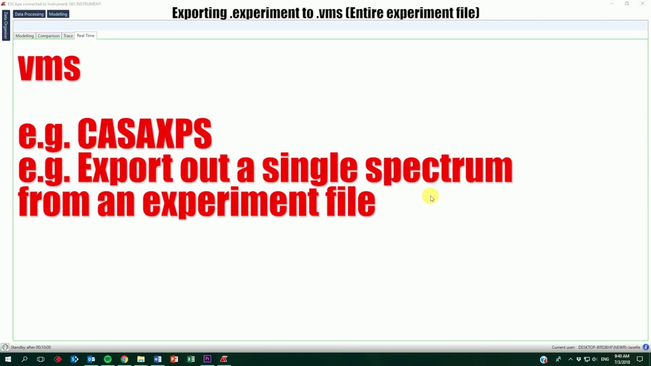 XPS ESCApe Exporting and Importing to/from vms - YouTube