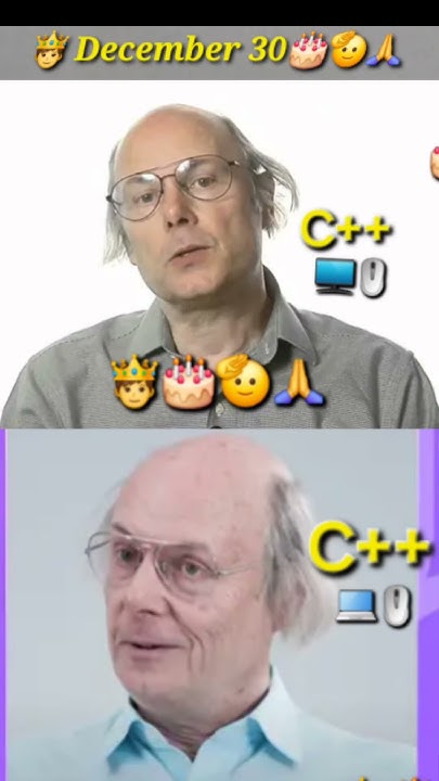 Happy Birthday C++ Developer Bjarne Stroustrup Sir 🤴🎂🫡🙏. All is well 🙏🤝. - YouTube