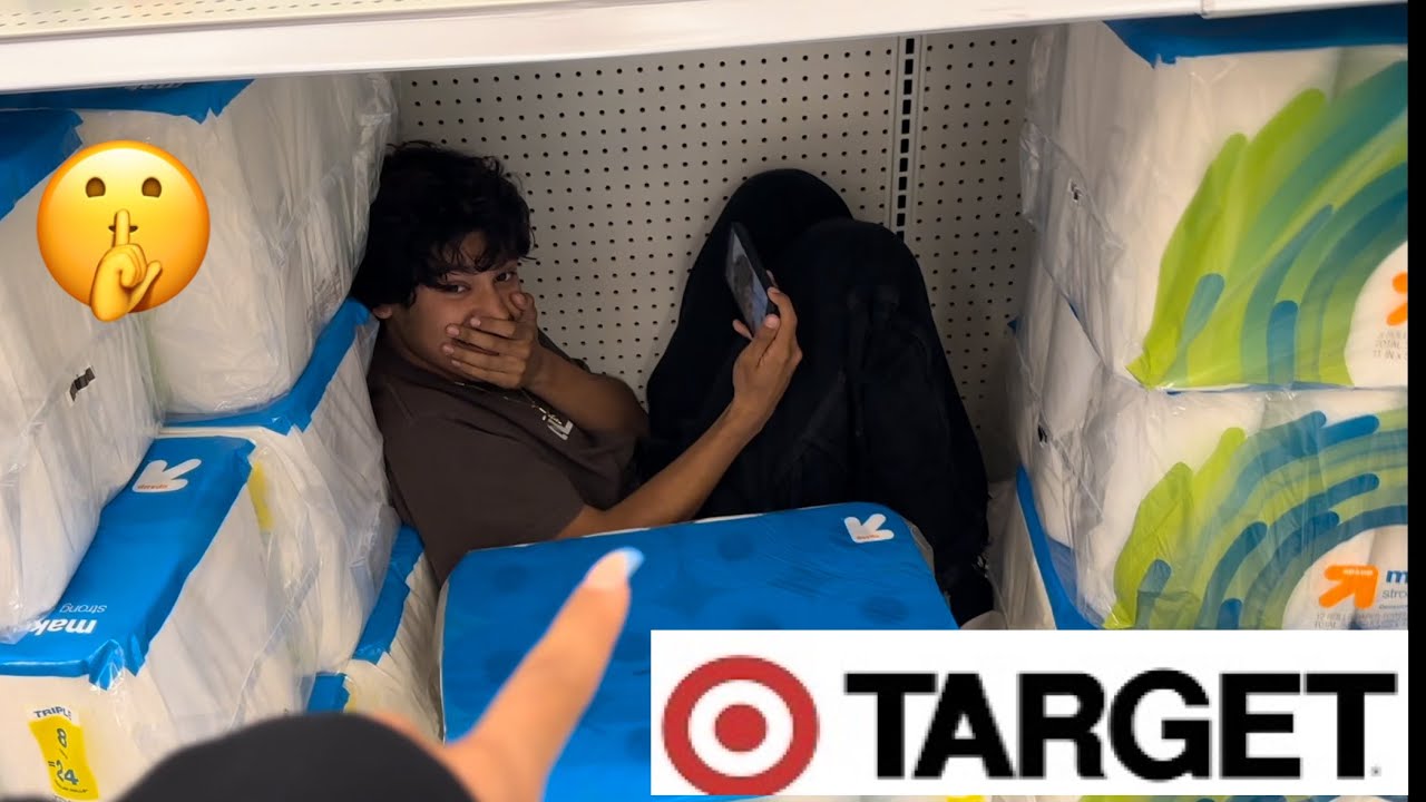 WE PLAYED HIDE AND GO SEEK IN TARGET!!! 😱🎯 - YouTube