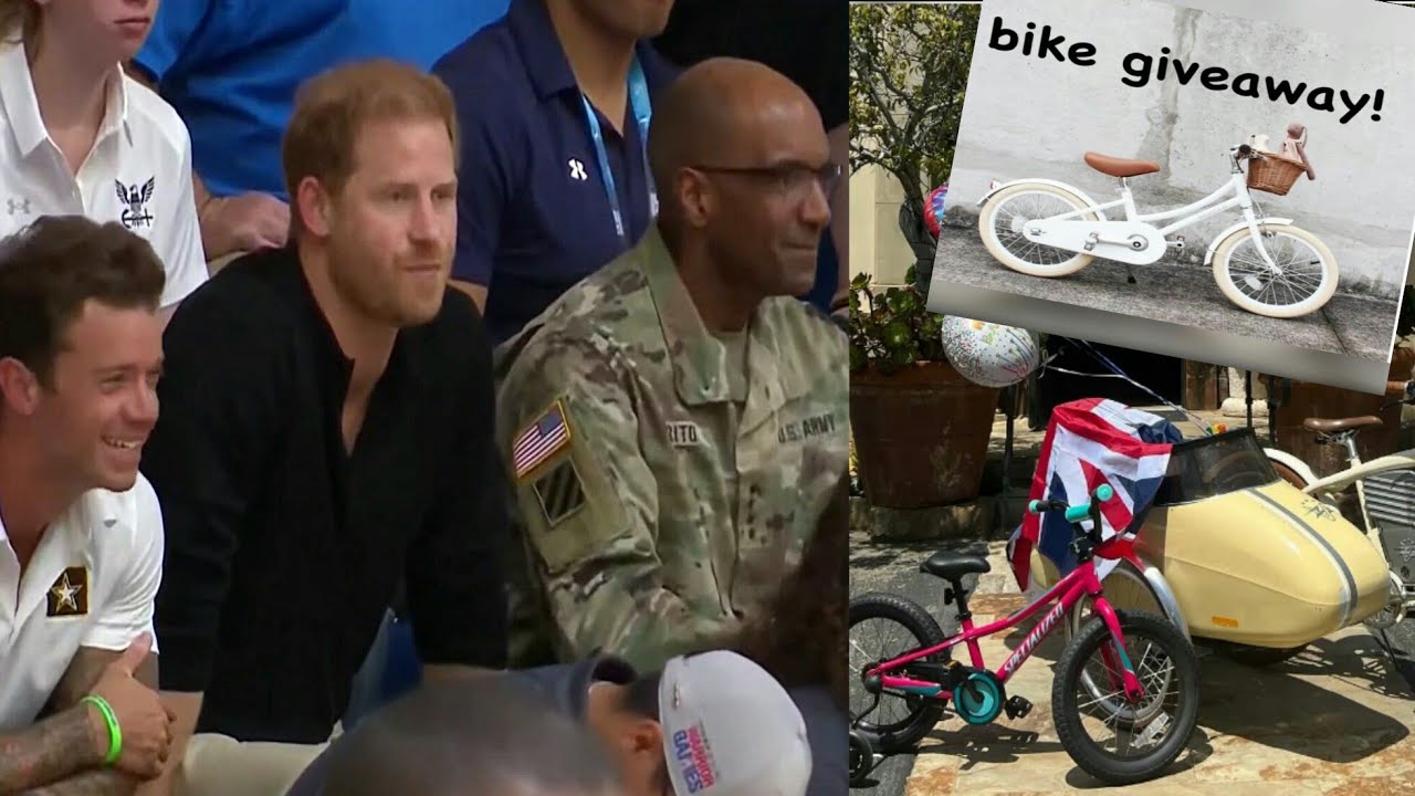 Prince Harry Warrior Games!! 75 bikes from Archie's Bike OVER $8,900 ...