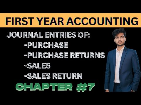 Journal Entries of Purchase , Purchase Returns | Sales and Sales ...