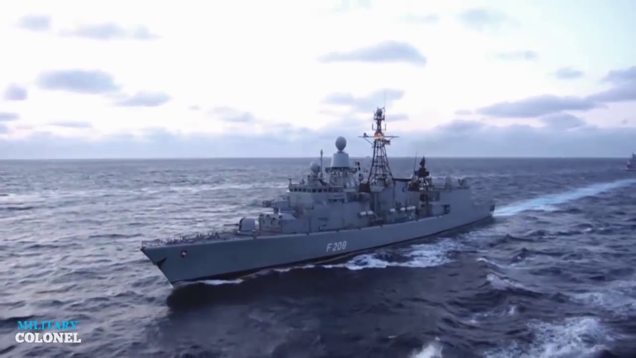 amazing destroyer through a sea storm at high speed - YouTube