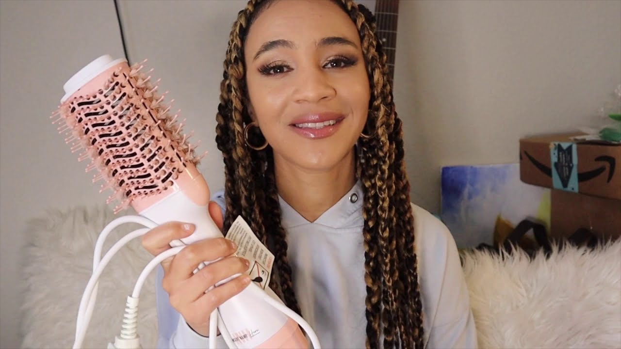 INSERT NAME HERE (INH) HAIR DRYER BRUSH REVIEW - YouTube