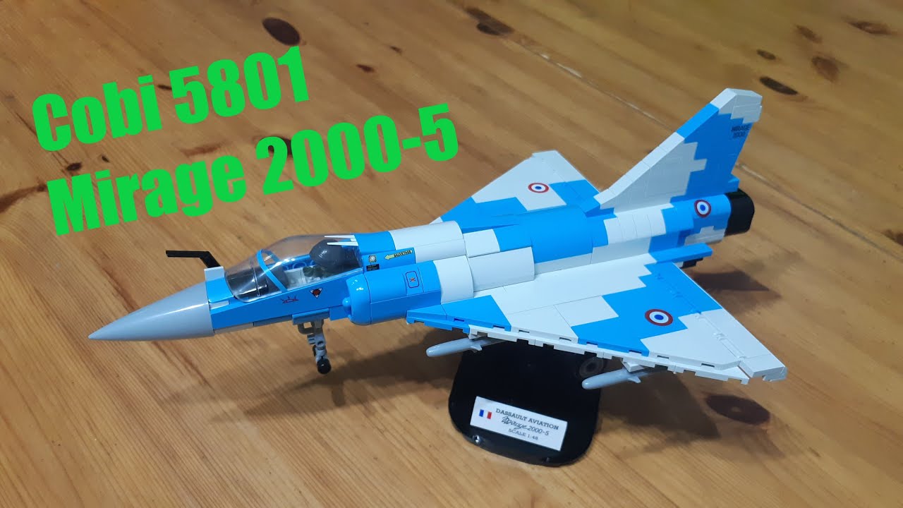 Cobi 5801 Mirage 2000-5 Unboxing + Aufbau + Fazit - YouTube