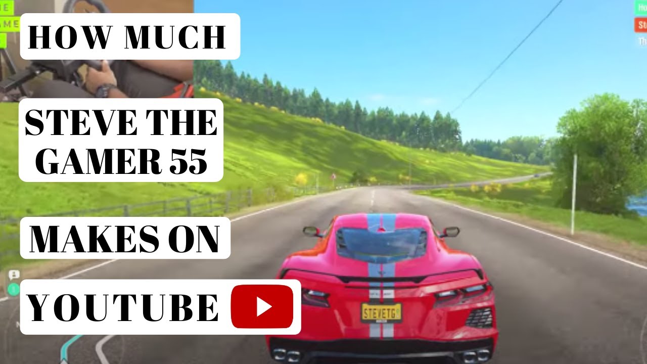How much Steve The Gamer 55 makes on Youtube - YT Money Business Model ...