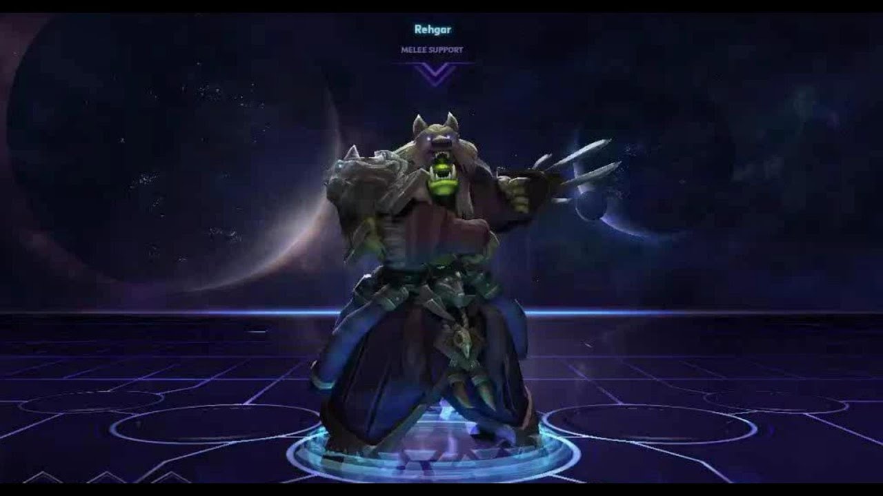 Heroes Of The Storm - Quick Match - Rehgar Op healz & dps - YouTube