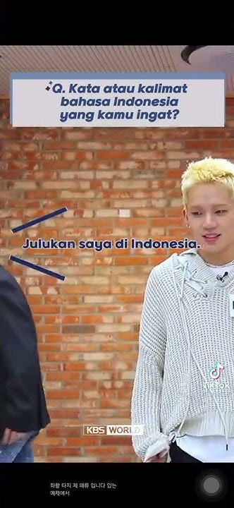 q: kata atau kalimat bahasa Indonesia yang kamu ingat??😍 park jihoon ver #jihoon #treasure - YouTube
