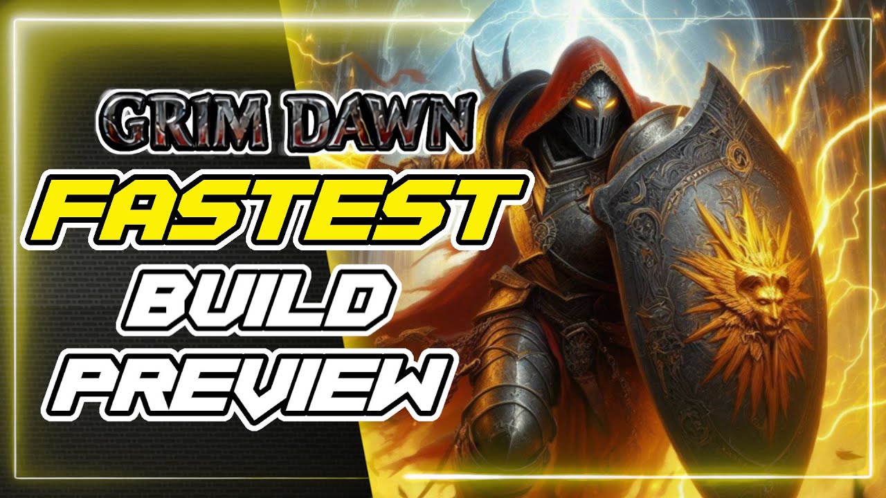 Grim Dawn - SPEEDRUN Templar Build (SR80+) Preview - YouTube