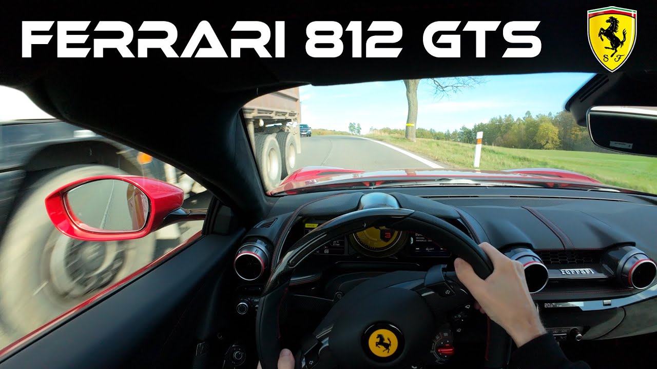 Ferrari 812 GTS (789HP) V12 on Countryside Roads! POV (4K) - YouTube