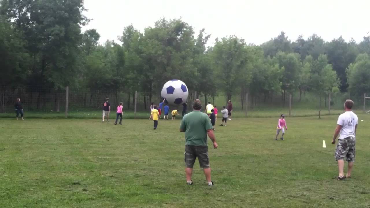 Giant Soccer Ball Fun! - YouTube