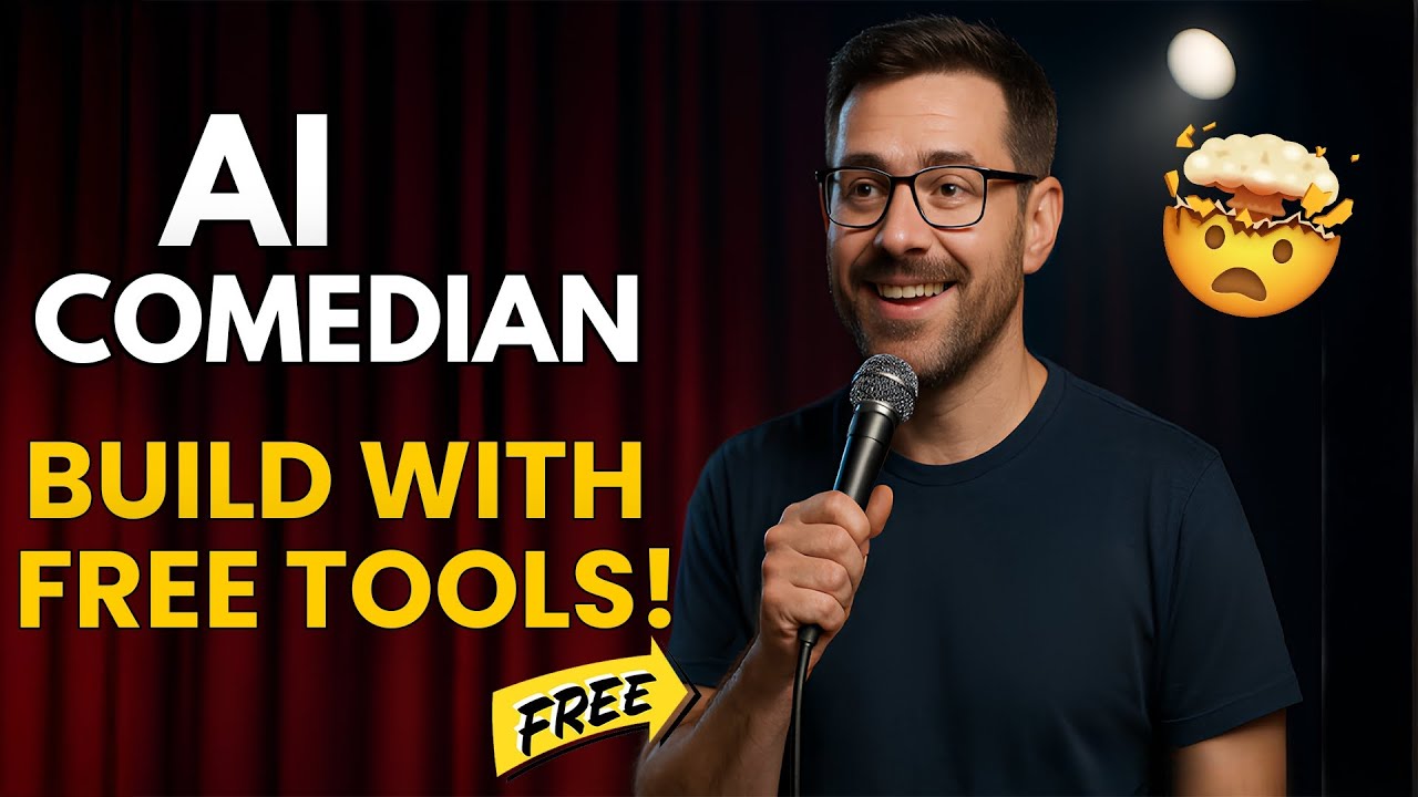 I Created a Talking AI Comedian Using Only FREE Tools! - YouTube
