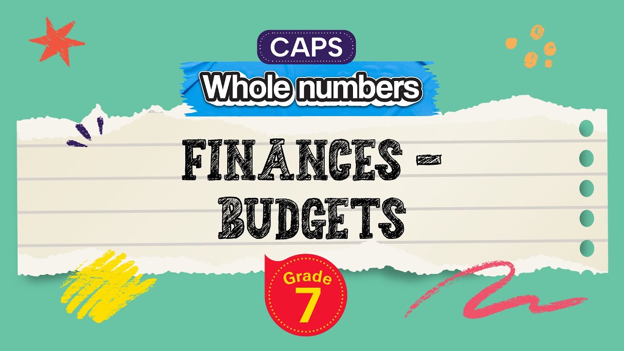 [GRADE 7] Finances - Budgets - YouTube