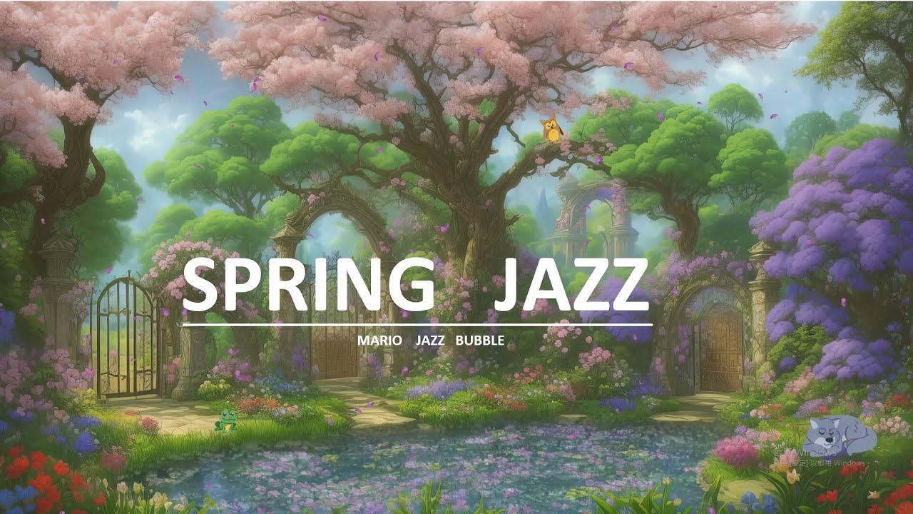 One hour cozy spring warm jazz music for work & study （一小時舒適的春日爵士音樂 ...