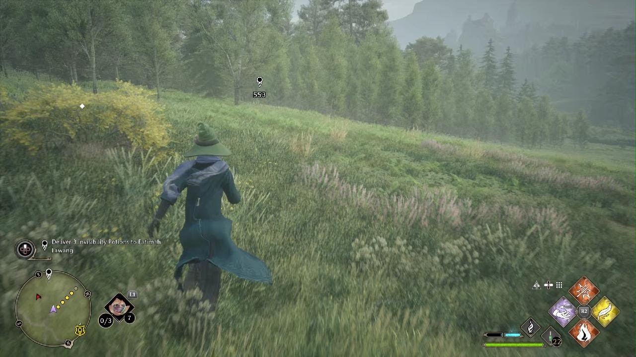 Hogwarts Legacy turn enemy into a goat - YouTube