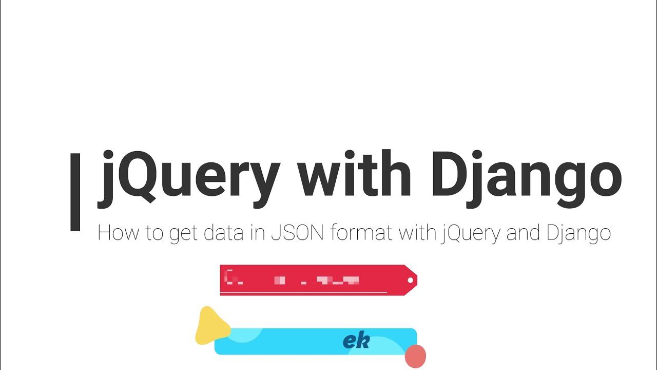 Django get data from database as JSON using jQuery Ajax - YouTube