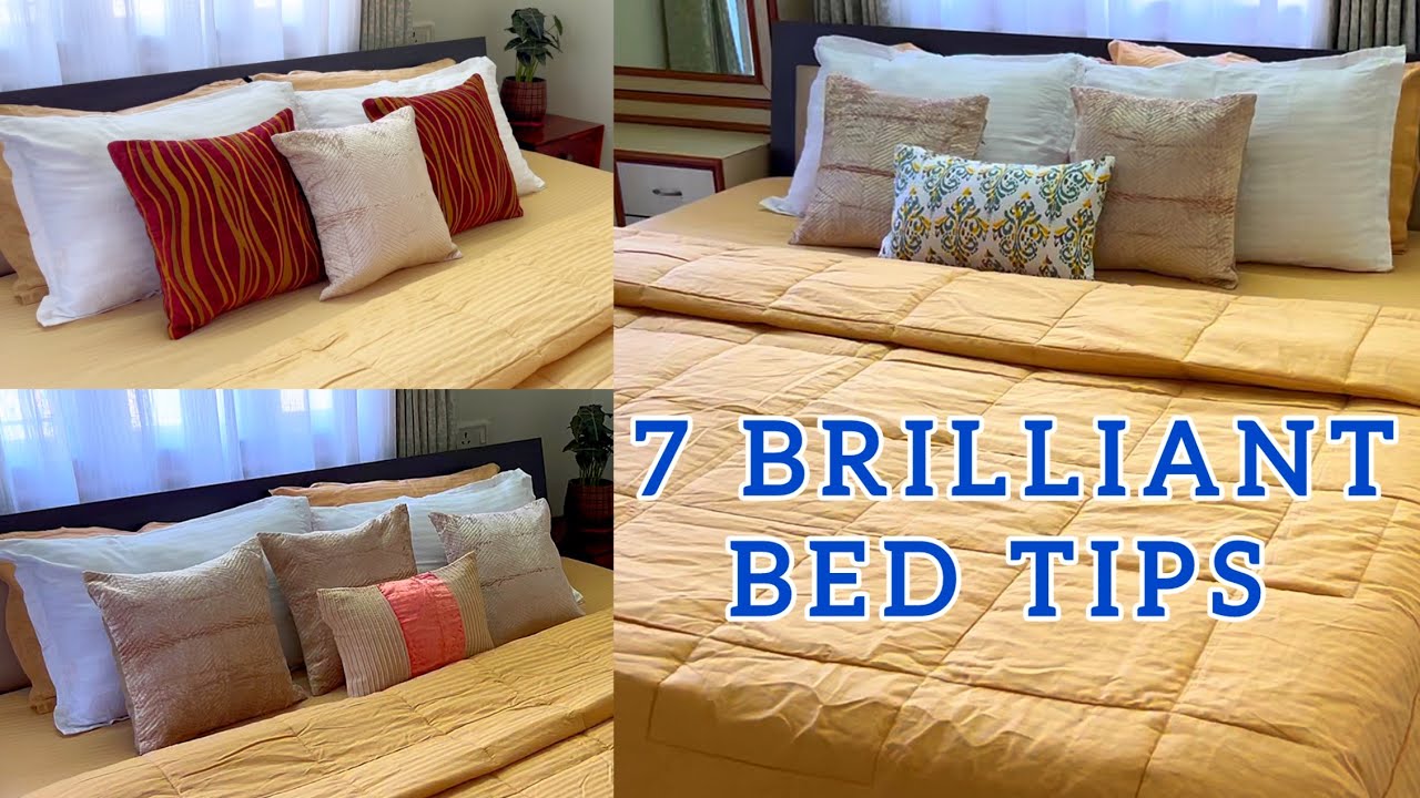 7 WAYS TO MAKE YOUR BED LOOK LUXURIOUS | Make Your Bed Look Like A ...