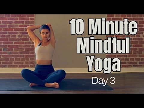 DAY 3 YOGA CHALLENGE- 10 Minute Yoga Flow for Stress Relief - YouTube