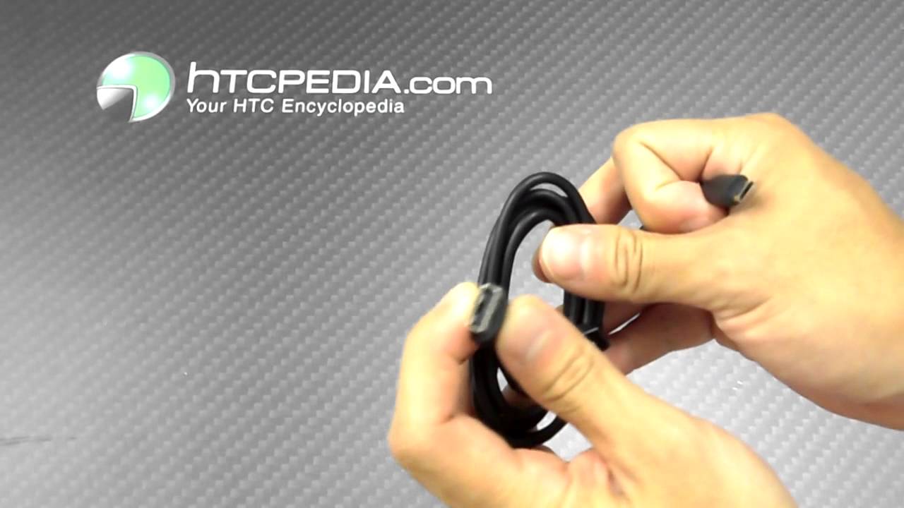 Official HTC micro-USB Data Cable (DC M400) - YouTube