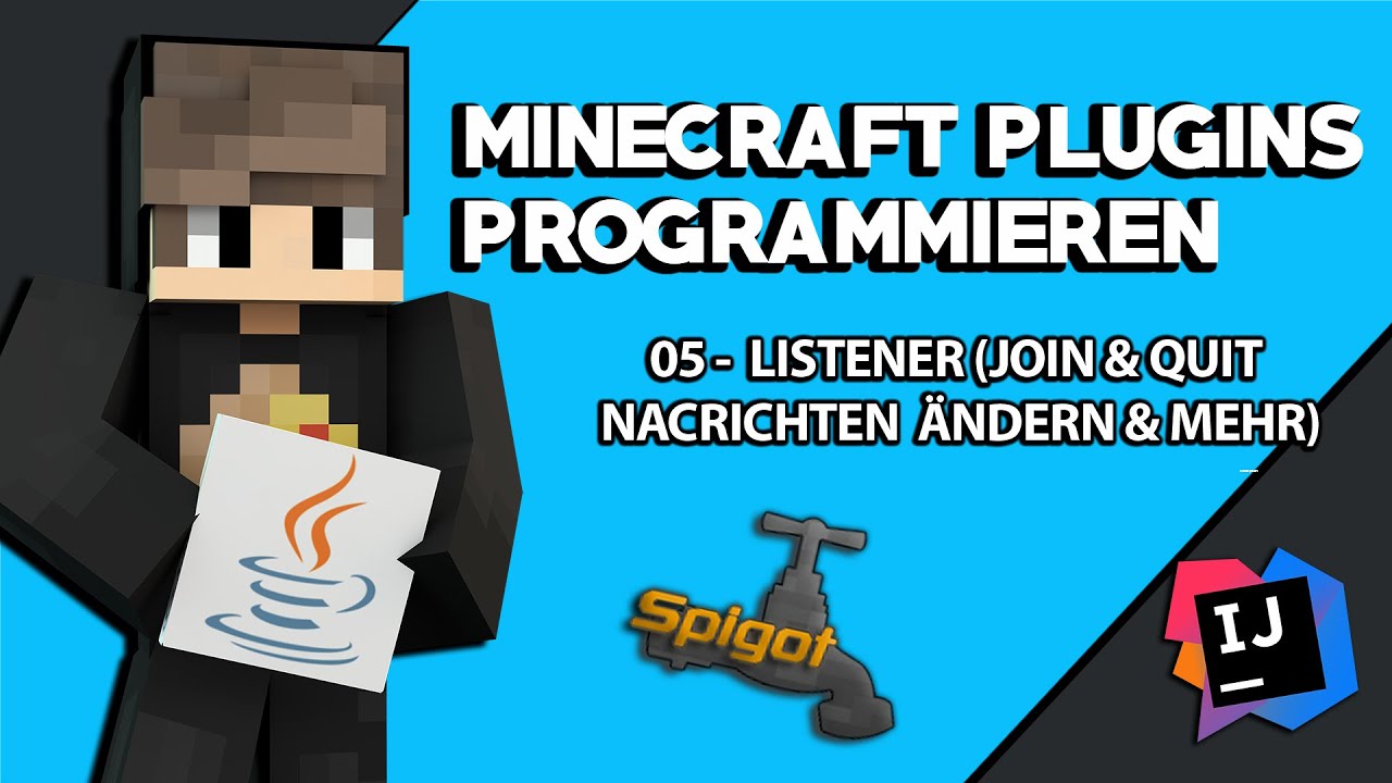 Listener! Join/Quit Nachrichten und Abbauen/Bauen deaktivieren | Minecraft Plugins Programmieren ...