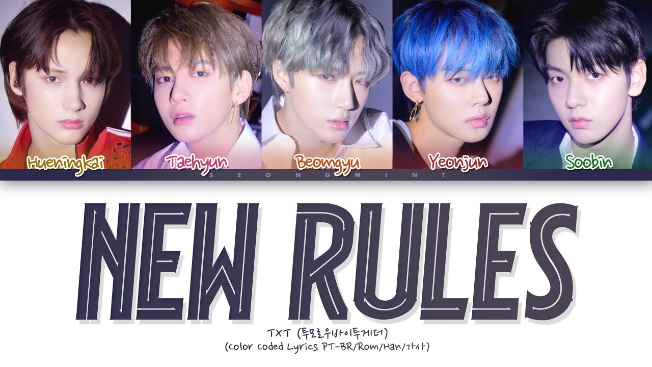 TXT (투모로우바이투게더) – 'New Rules' | Tradução/Legendado (Color Coded Lyrics ...
