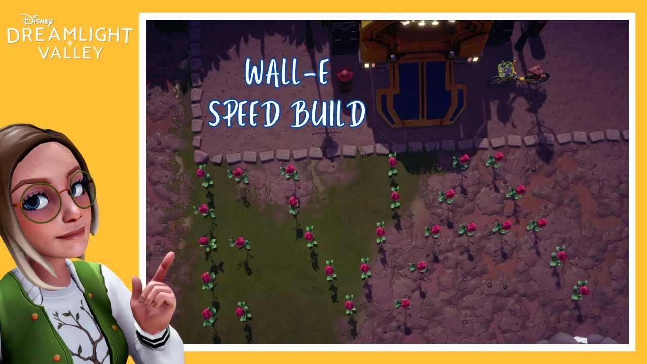 WALL-E Speed Build Welcoming EVE - Disney Dreamlight Valley - YouTube