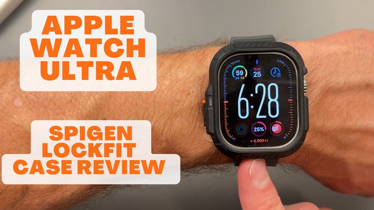 Apple Watch Ultra - Spigen Lock Fit Case Review - YouTube