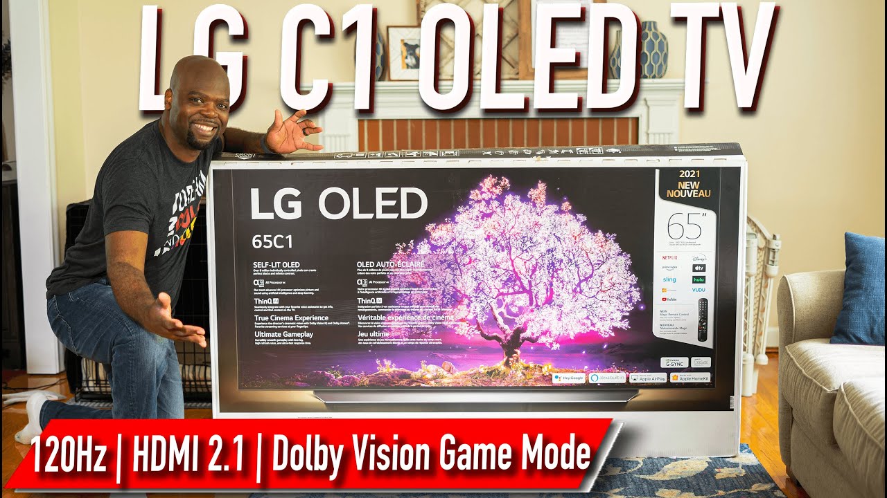 2021 LG C1 OLED 4K HDR TV Unboxing Setup + Demo - YouTube