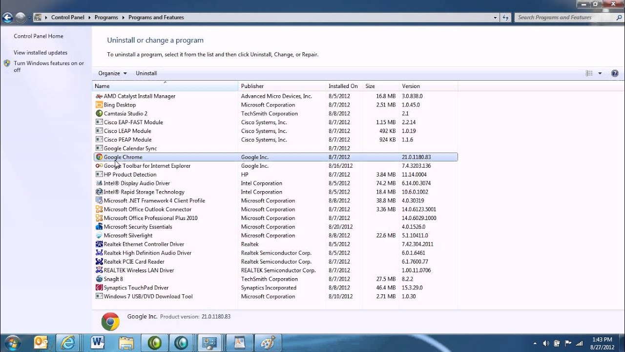Uninstall Programs and Web Browsers You Don't Use - YouTube