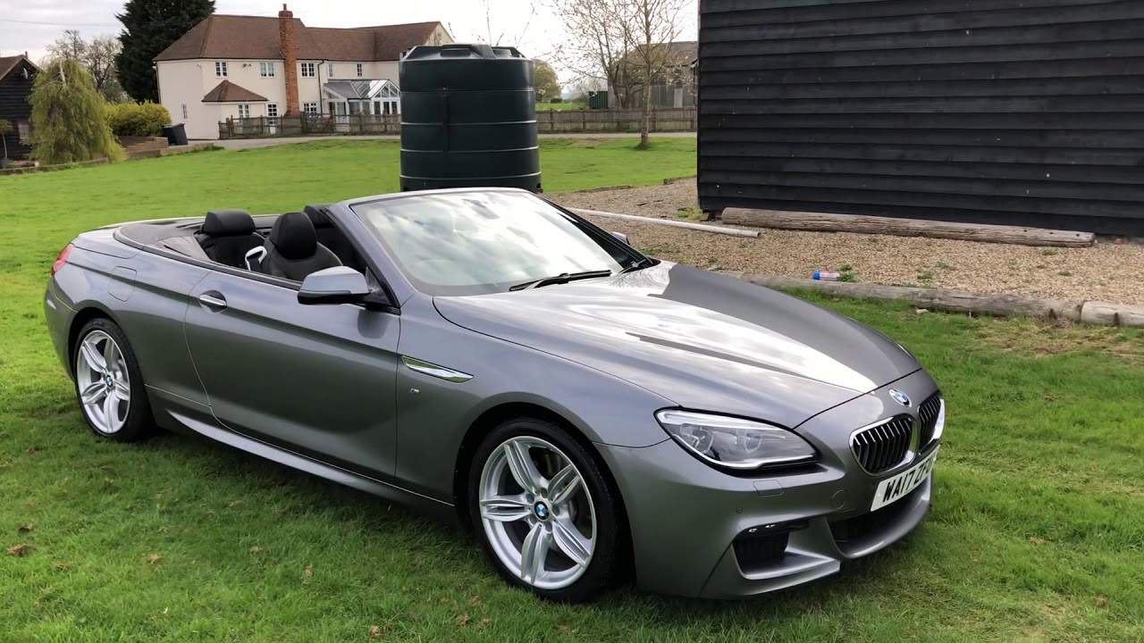 BMW 640 convertible grey 2017 for sale @ Auto 2000 Epping - YouTube